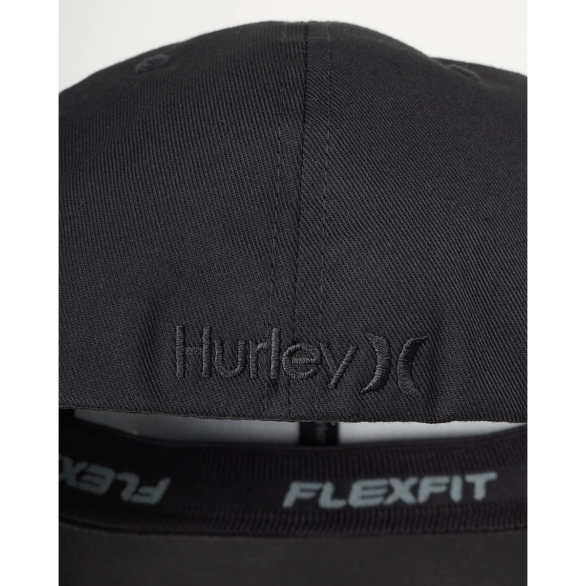 Hurley Men's Baseball Cap - Iron Corp Fitted Hat, Size L/XL, Black