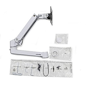 Ergotron – LX Quad Monitor Arm, VESA Desk Mount – for 4 Monitors Up to 40 Inches, 7 to 11 lbs Each – White