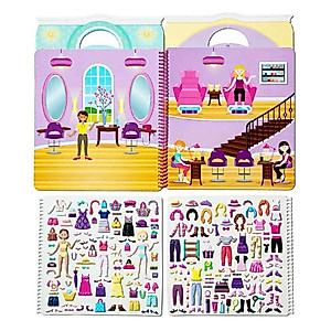 Deluxe Puffy Sticker Album - Day of Glamour