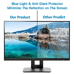 WLWLEO Anti Blue Light TV Screen Protector for 46-55 inch Display,Filtering Out Blue Light, Frosted Anti Glare Eye Protection Film Compatible with Sharp/Sony/Samsung/Hisense etc LCD Screen,49 inch