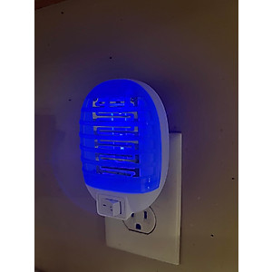 Bug Zapper Indoor, Fly Zapper for Indoors, Ariie Electronic Mosquitoes Killer Mosquito Zapper with Blue Lights for Living Room, Home, Kitchen, Bedroom, Baby Room, Office(4 Packs)