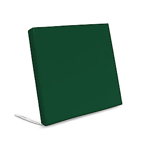 Outdoor Cushion Cover,Modern Minimalism Hunter Green Waterproof Patio Seat Cushion Replacement Covers,St Patricks Olive Green Furniture Protector Slipcovers for Couch Sofa Chair,20''x18''x2pcs