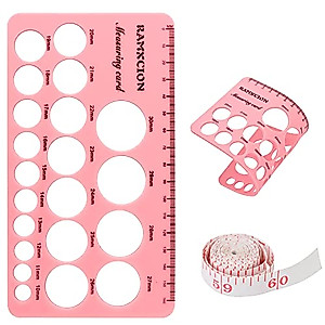 Nipple Ruler, Nipple Rulers for Flange Sizing Measurement Tool, Silicone & Soft Flange Size Measure for Nipples, Breast Flange Measuring Tool Breast Pump Sizing Tool - New Mothers Musthaves (Pink)