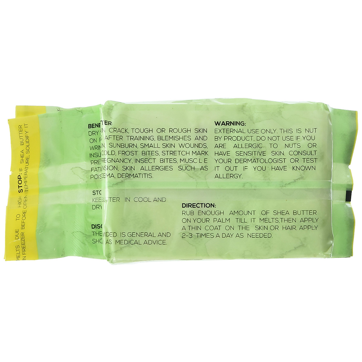 SmellGood Ivory Raw Unrefined Shea Butter 3lb