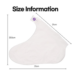 Epielle Hydrating Foot Masks (Socks 6pk) for foot cracked and dry heel to toe and callus Spa Masks - Shea butter + Jojoba Oil + Vitamin E Moisturize