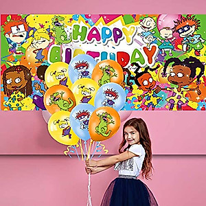Rugrats Party Supplies Plates Decorations Balloons Cake Topper Backdrop Banner Birthday Set Decor
