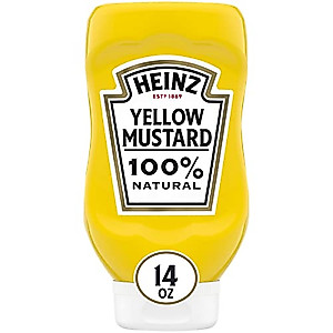 Heinz Yellow Mustard, 14 oz