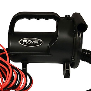 RAVE Sports 12V High Pressure Inflator/Deflator , Black, 5.75" x 5" x 5"