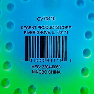 Regent Practice Football Neon Colored 9inch Spiked for gripping Control Made of Soft Rubber Inflatable Football air Filled Great for The Pool or Playground PINK ORANGE LIME BLUE PURPLE (SJB-9R)