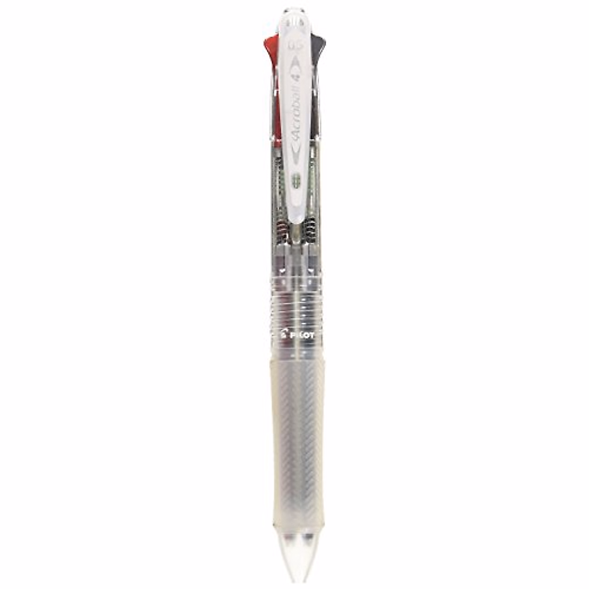 PILOT 4 Colors Ballpoint Pen, Acroball 4 Extra Fine, Black, Red, Blue & Green (Bkab-45EF-Ncc)