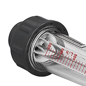 Tube Flowmeter, Clear Scoring Line Acid Resistant Stable Performance Pipe Flowmeter for Light Industry for Chemical