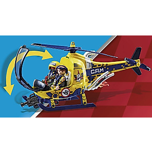 Playmobil Air Stunt Show Helicopter with Film Crew