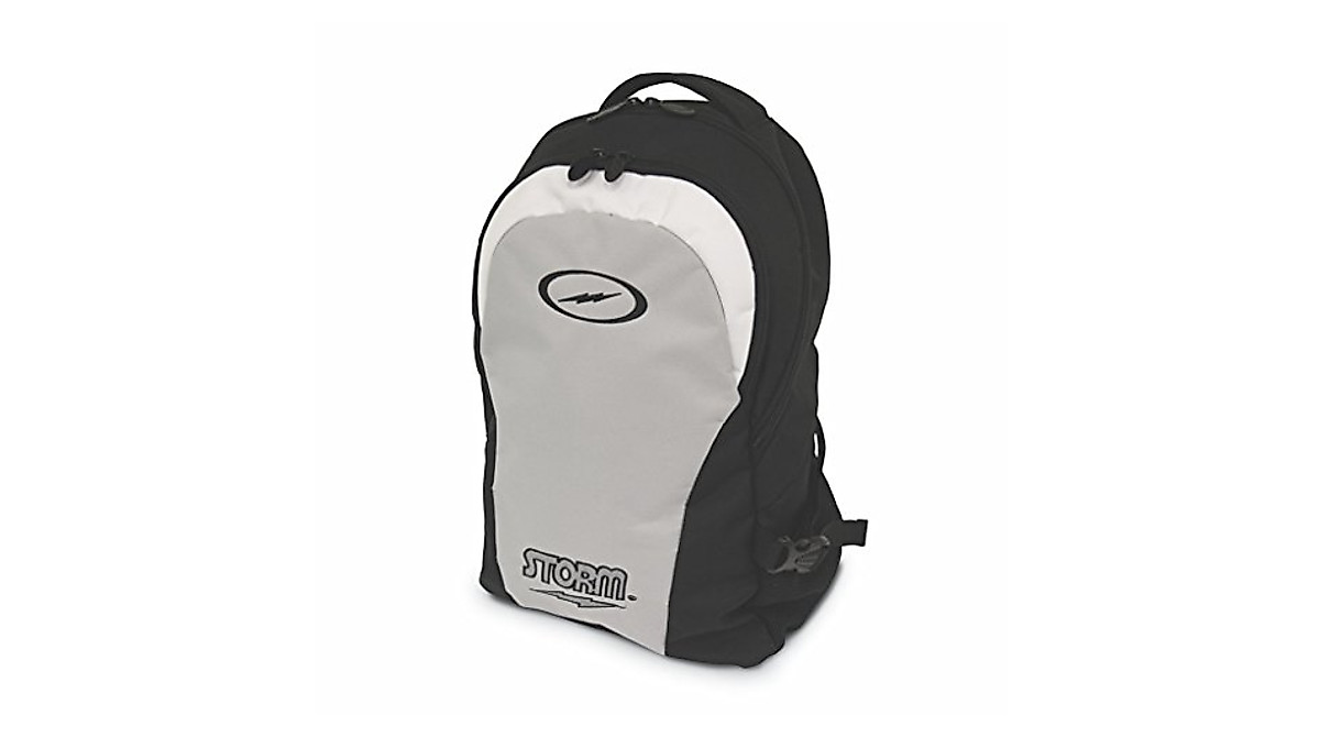 Storm Backpack - Durable Black/Silver Design