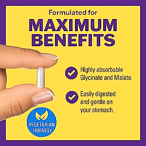 InnovixLabs Advanced Magnesium, High Absorption Magnesium Glycinate & Magnesium Malate, Highly Bioavailable Chelated Magnesium, 210 mg per Serving, Soy & Gluten-Free, Non-GMO & Vegan, 150 Capsules