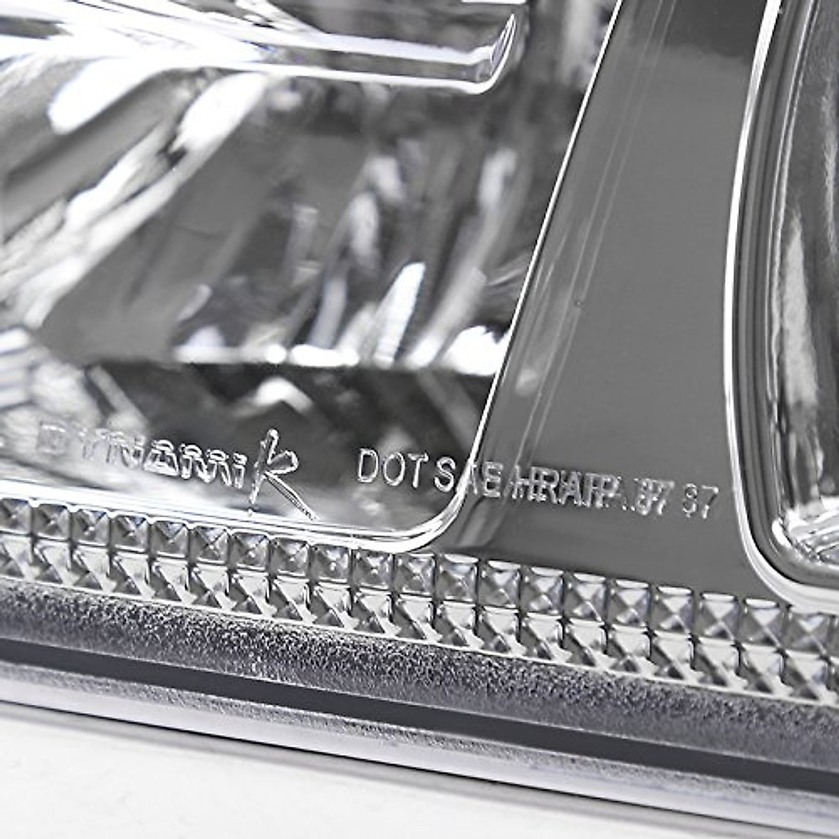 Spec-D Tuning 2LCLH-MST87-RS Ford Mustang Lx Gt Headlights W/Corner Lamps 1Pc. Chrome