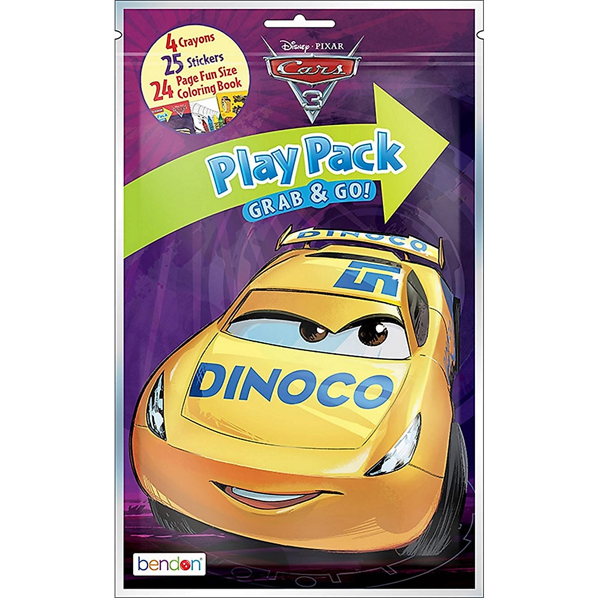 Bundle of 12 Disney Pixar Cars 3 Grab and Go Play Packs