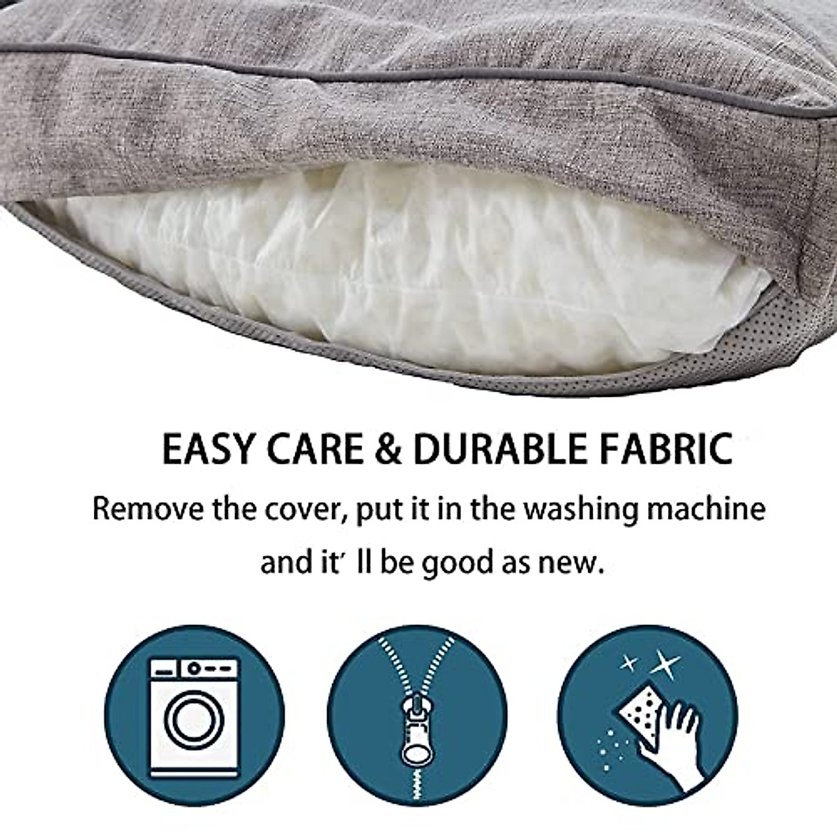 BDEUS 6" Floor Mattress Futon Mattress with Pillow, Kids Dormitory Mattress Tatami Mat Sleeping Pad with Washable Cover and Anti-Slip Bottom, Floor Lounger Bed (50 x 36 Inch)