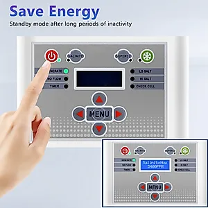 CHLORWORKS Salt Chlorine Generator for Swimming Pool – up to 40,000 Gallon Inground Salt Pool, Salt Water Pool Chlorinator System, Easy Program, 110V/220V, 1.5" & 2''Connection