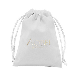 Aobei Pearl Single Cultured Pearl Choker 18K Gold Chain White Bead Necklace Layering Minimalist Jewelry for Women 15’’