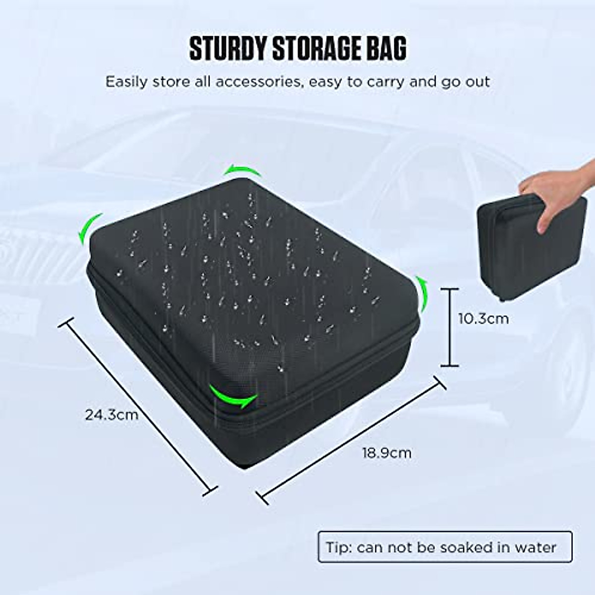 Chassis Ear Automotive Engine Noise Finder Tool, 6 Channel Chassis Ears Sound Detector Identify the Troubling Engine Noises (Over-Ear Headphones)