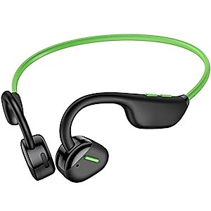 VRIFOZ Wireless Headphones Open Ear Headphones, Air Conduction Bluetooth Headphones with Microphone, Sports Headphones Sweat Resistant, IPX7 Waterproof Headset for Cycling, Hiking, Outdoor