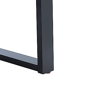 Safavieh Home Collection Dennings Modern Farmhouse Walnut/Black Desk, Medium