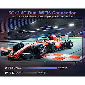 Magcubic Wireless Old Game Console Android TV Stick, Old Game Stick 8K HDMI Output, Plug & Play Video Game Stick 10000+ Games, 64G, 3D, 10 Emulators Dual 2.4G Wireless Controllers