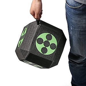 Nicedea, Training Target Square 3D Target Cube 6Sided Foam Arrow Dice SelfHealing Broadhead Target, Black