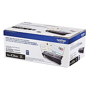 Brother TN436BK Super High Yield Toner-Retail Packaging, Black, Pack of 4