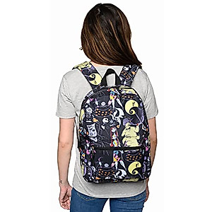 Disney Nightmare Before Christmas 16" Laptop Backpack Cargo Jack Skellington AOP