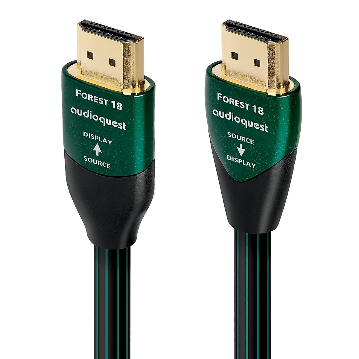 AudioQuest 10m Forest 18 2.0b HDMI Cable - 4K/8K Ultra HD, in-Wall Rated, High-Speed, 18Gbps, HDR, eARC
