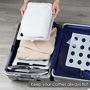 Adorila 10 Pack T Shirt Organizer Closet Organizer Clothing Trays, Folding Clothes Board Stackable, Shirt Receipt Board Organizer