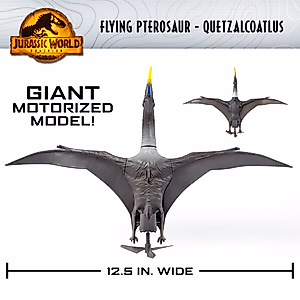 Thames & Kosmos Jurassic World Dominion Flying Pterosaur - Quetzalcoatlus | STEM Building Kit from Build & Fly a Motorized Model of The Largest Flying Creature from Prehistoric Times
