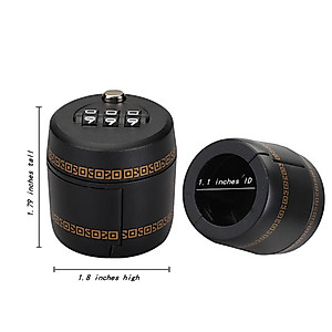 (Pack of 2) Combination Bottle Lock - Cork Bottle Combination Digital Lock Wine Whiskey Bottle Lock