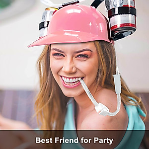 Ekkhysis Beer Hat,Funny Hat for Drinking Soda,beer helmet,drinking accessories Gifts for man