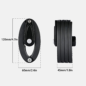 kingsea Folding Bike Lock,Heavy Duty Alloy Steel Anti Theft Bike Chain Lock 4-Digit Digital Password Combination Bicycle Lock with Bracket,for Mountain Bike/Road Bike/BMX/MTB