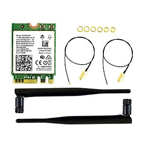 Wireless-AC8265 Dual Mode AC8265 Wireless NIC Module for Jetson Nano Developer Kit B01/A02, Support 2.4GHz/5GHz 300Mbps/867Mbps Dual Band WiFi and Bluetooth 4.2