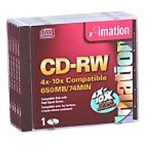 Imation IMN41424 CD-RW, 10x, (5-Pack)