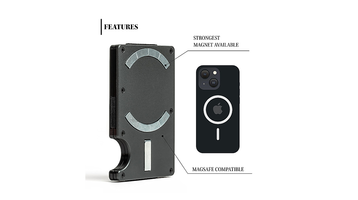 MagSafe Wallet with AirTag Holder - Secure & Stylish