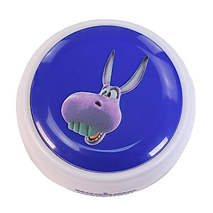 NESIGHTION Donkey HEE-haw Button,Prank Button,Talking Button Features Funny Donkey HEE-haw《It Contains Batteries》