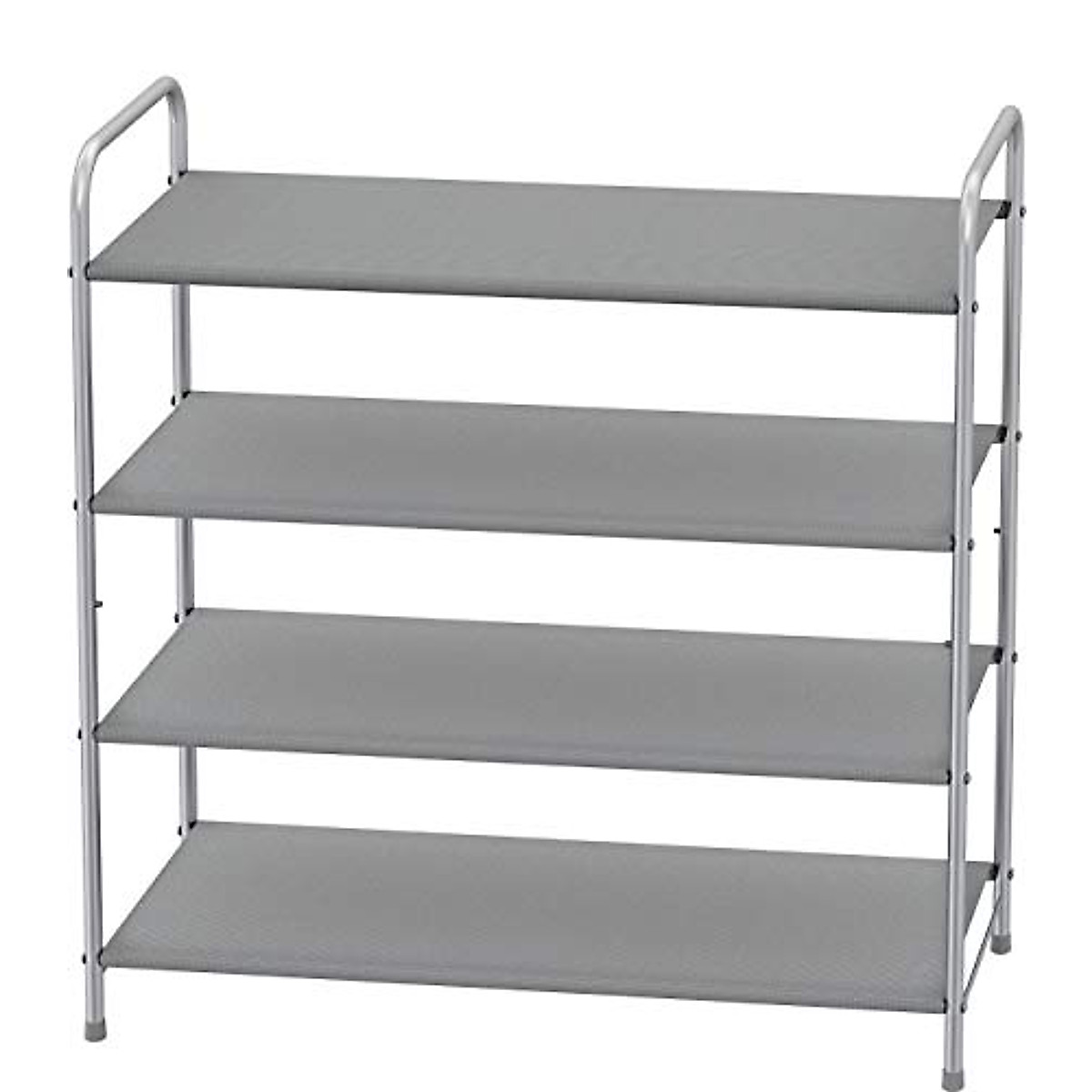 Simple Houseware 4-Tier Shoe Rack Storage Organizer 20-Pair, Grey