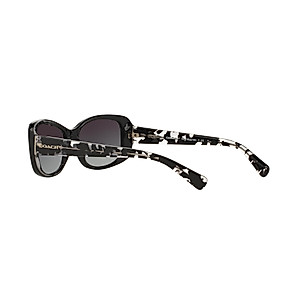 Coach HC8168 Sunglasses, Black/Grey Gradient, 56 mm