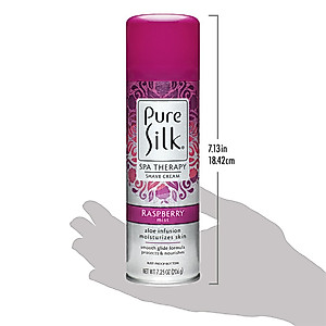 Pure Silk Spa Therapy Shave Cream for Women, Raspberry Mist, 7.25 Oz