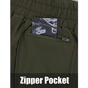 Blooming Jelly Women's Quick-Dry Running Shorts Workout Athletic Shorts with Pockets 2024 (Large, Army Green)