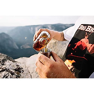 Mizu - Collapsible Shot Glass | 2 oz. Stainless Steel | Bpa Free (W02AMZASGNS)