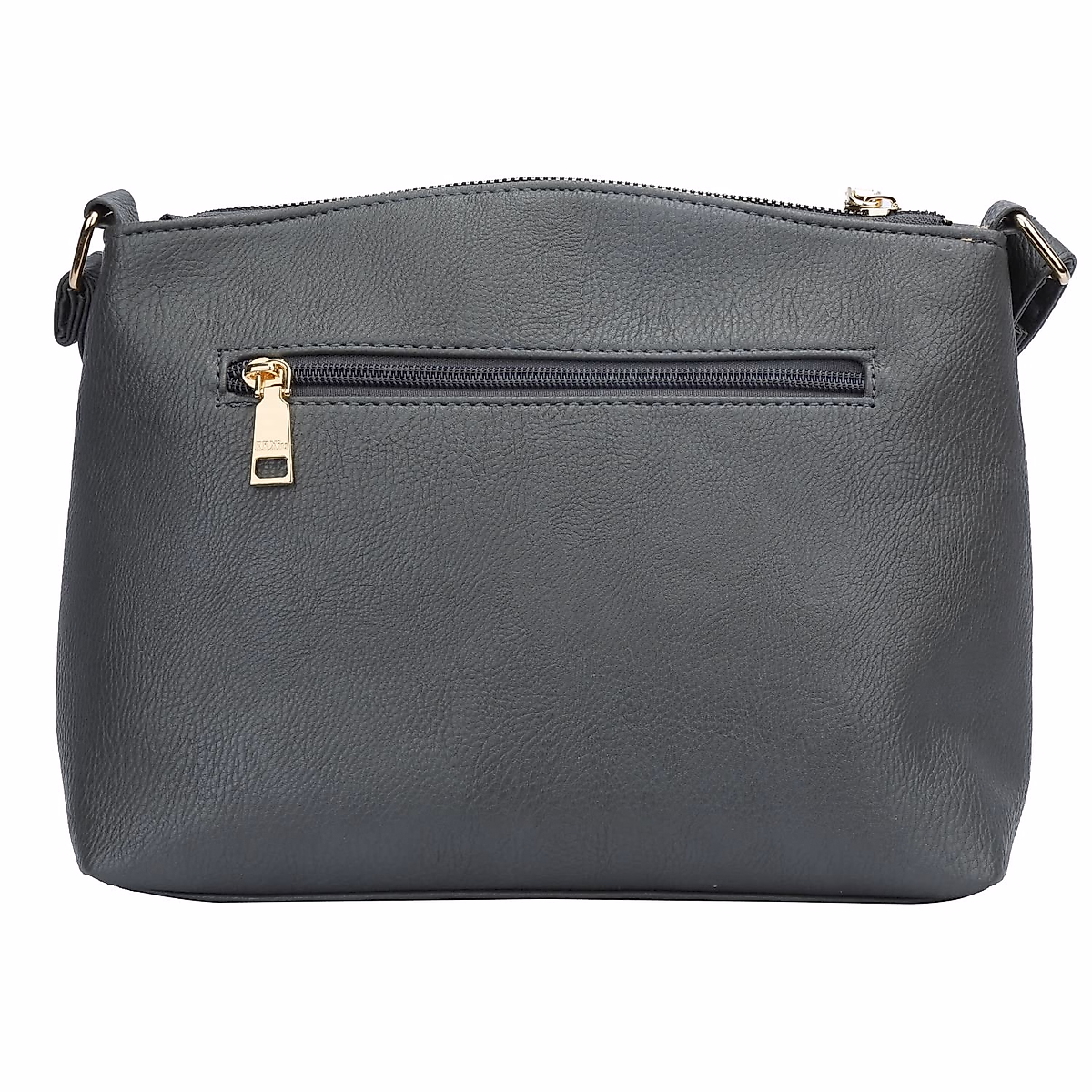 KKXIU Multiple pocket Fashion Leather Crossbody Bags for Women and Ladies Shoulder Purses with Tassel (Grey)