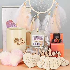 Best Friends Gifts for Women,Friendship Gifts for Women,Best Friend Birthday Gifts,Valentines Day Gifts for Best Friend BFF Birthday Gifts for Friends Besties Forever Gifts Set for Soul Sister, Bestie