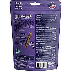 Get Naked Digestive Health Dental Chew Sticks For Dogs, Small/6.2-Ounce, 18 Sticks/Pack