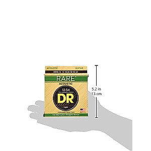 DR Strings Rare - Phosphor Bronze AcousticHex Core 12-54