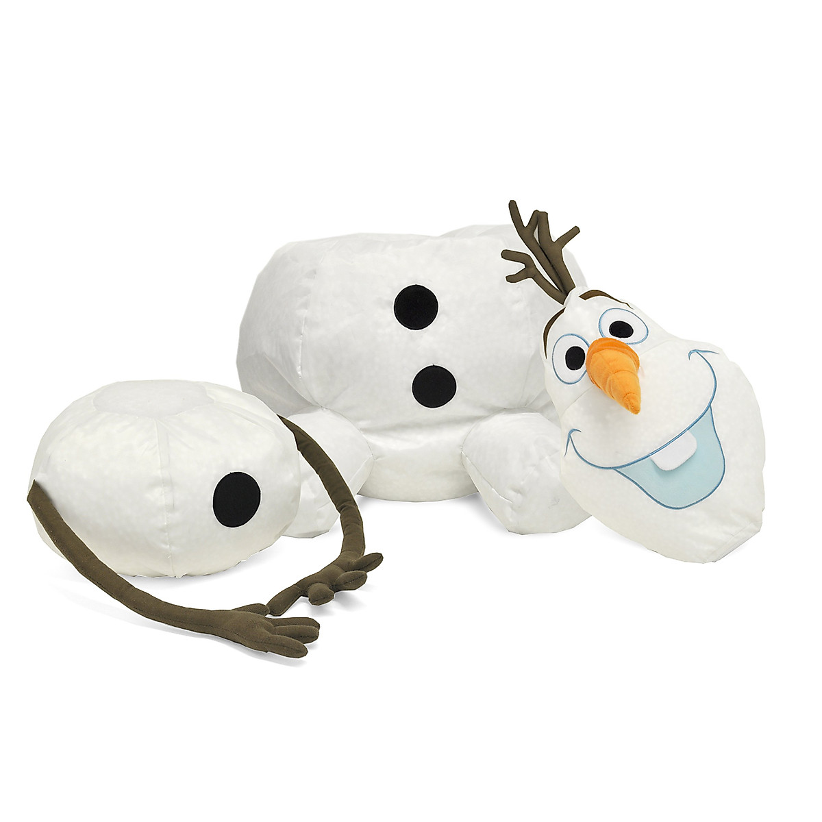 Idea Nuova Disney Frozen Olaf Bean Bag Set (3-Piece), Large